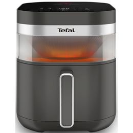 Tefal Hei&szlig;luftfritteuse "Easy Fry Infrared", B:27,9cm H:31,3cm T:42,1cm, schwarz, Fritteusen, 8 Programme, Sichtfenster, doppelte Heizelemente, EY832H