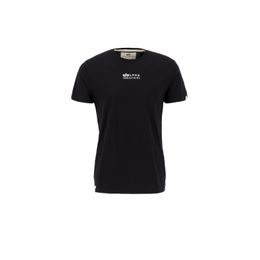 Herren T-Shirt "Organics EMB T-Shirt", schwarz, Gr. XXXL, Alpha Industries, Obermaterial: 100% Baumwolle, Shirts