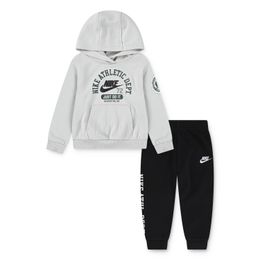 Nike Sportswear Jungen Jogginganzug "NKB B NSW P.E. FT PO PANT SET", schwarz, Gr. 98, Obermaterial: 60% Baumwolle, 40% Polyester, Sportanz&uuml;ge, f&uuml;r