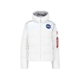 Herren Winterjacke "HP NASA Jacket"wei&szlig;, Gr. XXL, Alpha Industries, Obermaterial: 100% Nylon, Lining/F&uuml;llung: 100% Polyester, Jacken