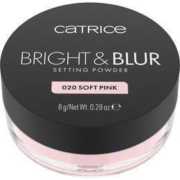 Catrice Damen Puder "Bright & Blur Setting Powder", 24 g, rosa, Teint-Kosmetika, Perfekt zum Fixieren und Auffrischen des Make-ups