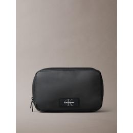 Calvin Klein Herren Kulturbeutel "UTILITY DOPP KIT W/ HANGER"schwarz, Polyester, Taschen, Unisex Waschtasche, Toilettenbeutel, Kulturtasche mit