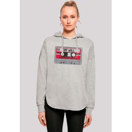 F4NT4STIC Damen Kapuzenpullover "Stranger Things Cassette For Will Netflix", grau, Gr. XS, Obermaterial: 100% Baumwolle, Pullover, Premium Qualit&auml;t
