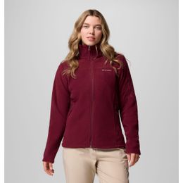 Columbia Damen Fleecejacke "Fast Trek II Jacket"rich wine, Gr. XL, Fleece, Obermaterial: 100% Polyester, Jacken