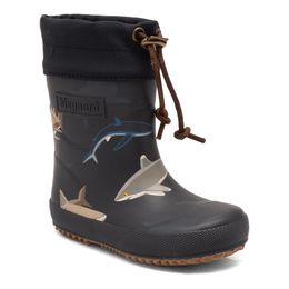 bisgaard M&auml;dchen Gummistiefel "thermo", Gr. 38, blau, Gummi, Basic, Schuhe, Boots mit Lammwolle, Gr&ouml;&szlig;enschablone zum Download