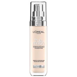 L'Or&eacute;al L'OR&Eacute;AL PARIS Damen Foundation "L'Or&eacute;al Paris True Match Foundation", 30ml, beige, Teint-Kosmetika, Spendet Feuchtigkeit, mittlere Deckkraft, passt