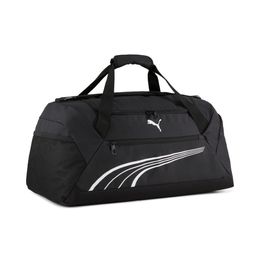 Puma Damen Sporttasche "FUNDAMENTAL MEDIUM SPORTS BAG", schwarz, Netz, Polyester, unifarben, Taschen, mit mehreren F&auml;chern, mit separater Schuhtasche