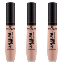 Essence Kinder Concealer "CAMOUFLAGE+ MATTE concealer", 24mlbraun, Teint-Kosmetika, 3-tlg., hohe Deckkraft, mattierend, alle Hauttypen