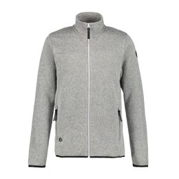 Icepeak Herren Strickfleecejacke "H STRICKFLEECEJACKE AGEN", grau, Gr. XXXL, Strick, Obermaterial: 100% Polyester, Jacken, W&auml;rmend & schnell Trocknend