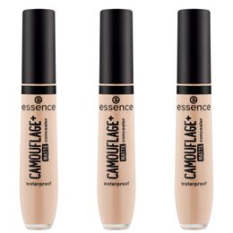 Essence Kinder Concealer "CAMOUFLAGE+ MATTE concealer", 24ml, braun, Teint-Kosmetika, 3-tlg., hohe Deckkraft, mattierend, alle Hauttypen