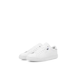 Jack & Jones JACK & JONES Herren Sneaker "JFWBALE", Gr. 42wei&szlig;, Lederimitat, Schuhe, mit seitlichem Logo
