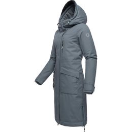 Ragwear Damen Wintermantel "Refutura Remake", grau, Gr. XXXL, Obermaterial: 100% Polyester; Futter: 100% Polyester; Wattierung: 100% Polyester,