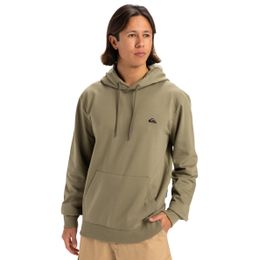 Quiksilver Herren Kapuzensweatshirt "BASIC HOODIE YOUNG MEN"aloe, Gr. S, unifarben, Sweatware, Obermaterial: 60% Baumwolle, 40% Polyester, Sweatshirts