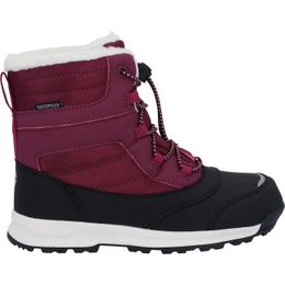 Hi-Tec Jungen Winterboots "Leo WP JRG", Gr. 32, lila, Synthetik, Textil, mehrfarbig, Schuhe, Snowboots, Winterstiefel, Winterschuhe, warm gef&uuml;ttert