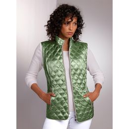 Damen Daunenjacke, gr&uuml;n, Gr. 40, CREATION L PREMIUM, unifarben, 55% Polyester, 45% Polyamid, Wattierung:90% Daunen, 10% Federn, Jacken