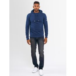 Herren Kapuzenpullover "ASCalgarii", blau, Gr. XL, Alessandro Salvarini, Obermaterial: 65% Baumwolle, 35% Polyester, Pullover