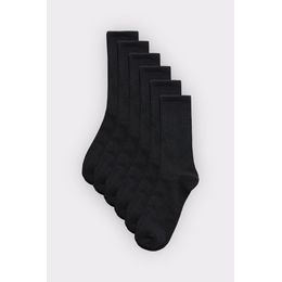 YSABEL MORA Damen Socken, Gr. 39schwarz, Baumwollmischung, Socken, Baumwollmix, Multipack, ohne B&uuml;ndchen
