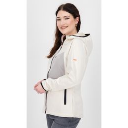 LPO Damen Softshelljacke "PIARA II WMN", wei&szlig;, Gr. 42, Softshell, 92% Polyester. 8% Elasthan, Jacken
