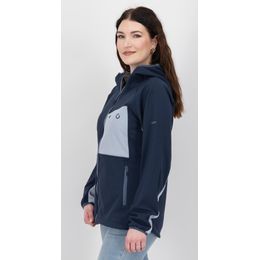 LPO Damen Softshelljacke "PIARA II WMN", blau, Gr. 44, Softshell, 92% Polyester. 8% Elasthan, Jacken