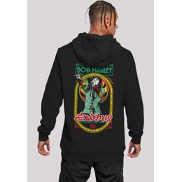 F4NT4STIC Herren Kapuzenpullover "Bob Marley Reggae Music Exodus Singing", schwarz, Gr. S, Obermaterial: 65% Baumwolle, 35% Polyester, Pullover,