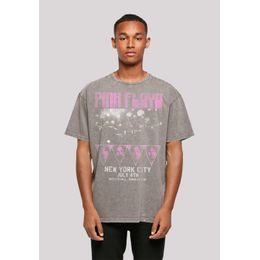 F4NT4STIC Damen T-Shirt "Pink Floyd Oversize T-Shirt", grau, Gr. S, Obermaterial: 100% Baumwolle, Shirts, Print