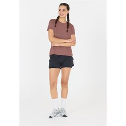 Endurance Damen T-Shirt "Yonan V2", blau, Gr. 36, unifarben, 92% Polyester, 8% Elasthan, Shirts, mit atmungsaktiver Quick-Dry-Funktion