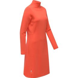 Ragwear Damen A-Linien-Kleid "Leavie", orange, Gr. XL, Material: 47% Polyester, 47% Modal, 6% Elasthan, Kleider, Modisches Damen Sweatkleid mit