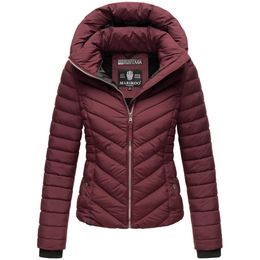 Marikoo Damen Steppjacke "Kagomee", rot, Gr. XS, 100% Polyester, Jacken, mit gro&szlig;er Kapuze
