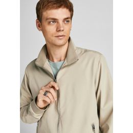 Jack & Jones JACK & JONES Herren Blouson "JJERUSH Stylisch, funktional, ideal f&uuml;r Herbst, pflegeleicht", beige, Gr. XS, unifarben, Web, Obermaterial: 100%