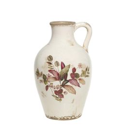 Chic Antique Florac Flasche mit Blumenmotiv skandinavische Deko Online Shop