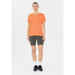 Endurance Damen T-Shirt "Yonan V2", blau, Gr. 38, unifarben, 92% Polyester, 8% Elasthan, Shirts, mit atmungsaktiver Quick-Dry-Funktion