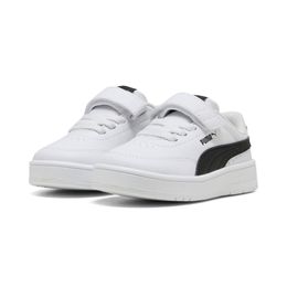 Puma M&auml;dchen Sneaker "COURT CLASSIC CLEAN AC+ INF", Gr. 27, wei&szlig;, Synthetik, Schuhe