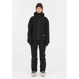 SOS Damen Skijacke "Cervinia", schwarz, Gr. L, unifarben, 86% Polyamid, 14% Elasthan, Jacken, mit wasserdichten und w&auml;rmenden Eigenschaften