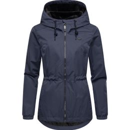 Ragwear Damen Outdoorjacke "Dankka Tech", blau, Gr. S, Obermaterial: 100% Polyester; Innenfutter: 100% Polyester, Jacken, Stylische Damen
