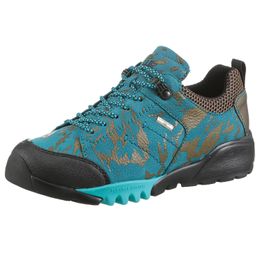 Waldl&auml;ufer WALDL&Auml;UFER Damen Trekkingschuh "H-Amiata", Gr. 8, gold, Gummi, Nubukleder, Textil, Schuhe, Freizeitschuh, Halbschuh, Schn&uuml;rschuh mit TEX-Membran,