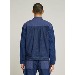 G-Star Raw G-STAR Herren Jeansjacke "Mixed Coach Zip Jacke", blau, Gr. S, Obermaterial: 100% Baumwolle, Jacken