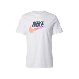 Nike Sportswear T-Shirt Herren Gr&ouml;&szlig;e XL hellorange / hellpink / schwarz / wei&szlig;
