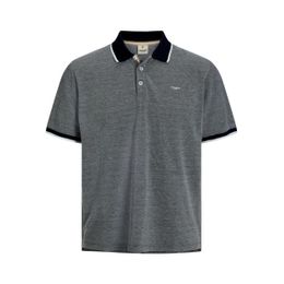 Jack & Jones JACK & JONES Herren Poloshirt "JPRBLUALVES SS POLO SN", blau, Gr. S, unifarben, Jersey, Obermaterial: 50% Baumwolle, 50% Polyester, Shirts, mit Logo