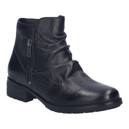 Stiefelette Josef Seibel "Kate 18", Damen, Gr. 38, schwarz, Leder, Schuhe Stiefelette, Stiefelette, Boots, Kurzstiefel mit modischem Blockabsatz
