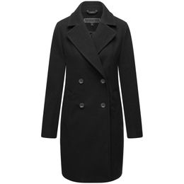 Navahoo Damen Kurzmantel "Frostjuwel 14", schwarz, Gr. XS, Obermaterial: 80% Polyester, 10% Modacryl, 10% Viskose. Innenfutter: 100% Polyester.