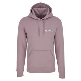 YEAZ Herren Kapuzenpullover "Hoodie Lilac (unisex) CUSHY", lila, Gr. L, Obermaterial: 85% Baumwolle CO. 15% Polyester PES., Pullover