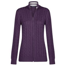 Felix Hardy Strickjacke Damen Gr&ouml;&szlig;e XL lila