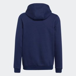 M&auml;dchen Kapuzensweatshirt "ENT22 HOODY Y", blau, Gr. 128, adidas Performance, bestickt, Obermaterial: 70% Baumwolle, 30% Polyester, Sweatshirts