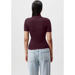 LEGER Damen T-Shirt "Larina, LeGer by Lena Gercke"fig, Gr. 36, Obermaterial: 92% Viskose, 8% Elasthan, Shirts, figurbetont, Stehkragen