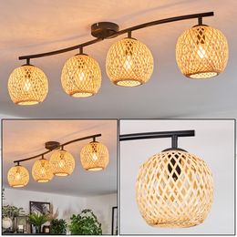 hofstein Basto Deckenleuchte 15 cm Naturfarben, 4-flammig