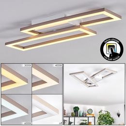 hofstein Marluk Deckenleuchte LED Sandfarben, Wei&szlig;, 1-flammig