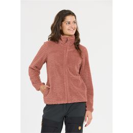 WHISTLER Damen Fleecejacke "Matra", rot, Gr. 42, unifarben, 100% Polyester, Jacken, mit stilvollem Muster und kuscheligem Tragegef&uuml;hl