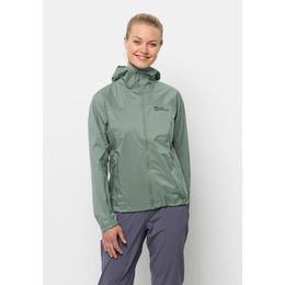 Jack Wolfskin Damen Outdoorjacke "PRELIGHT 2.5L JKT W", gr&uuml;n, Gr. XL, OBERSTOFF 100% POLYAMID, Jacken
