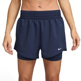 Nike One Dri-FIT High-Rise 3 Inch 2-in-1 Shorts Damen