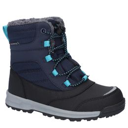 Hi-Tec Jungen Winterboots "Leo WP JR", Gr. 34, blau, Synthetik, Textil, mehrfarbig, Schuhe, Snowboots, Winterstiefel, Winterschuhe, warm gef&uuml;ttert